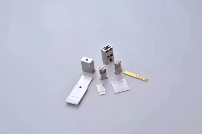High Precision Connector Mold Parts with 0.05 Angle Clearness Using ...